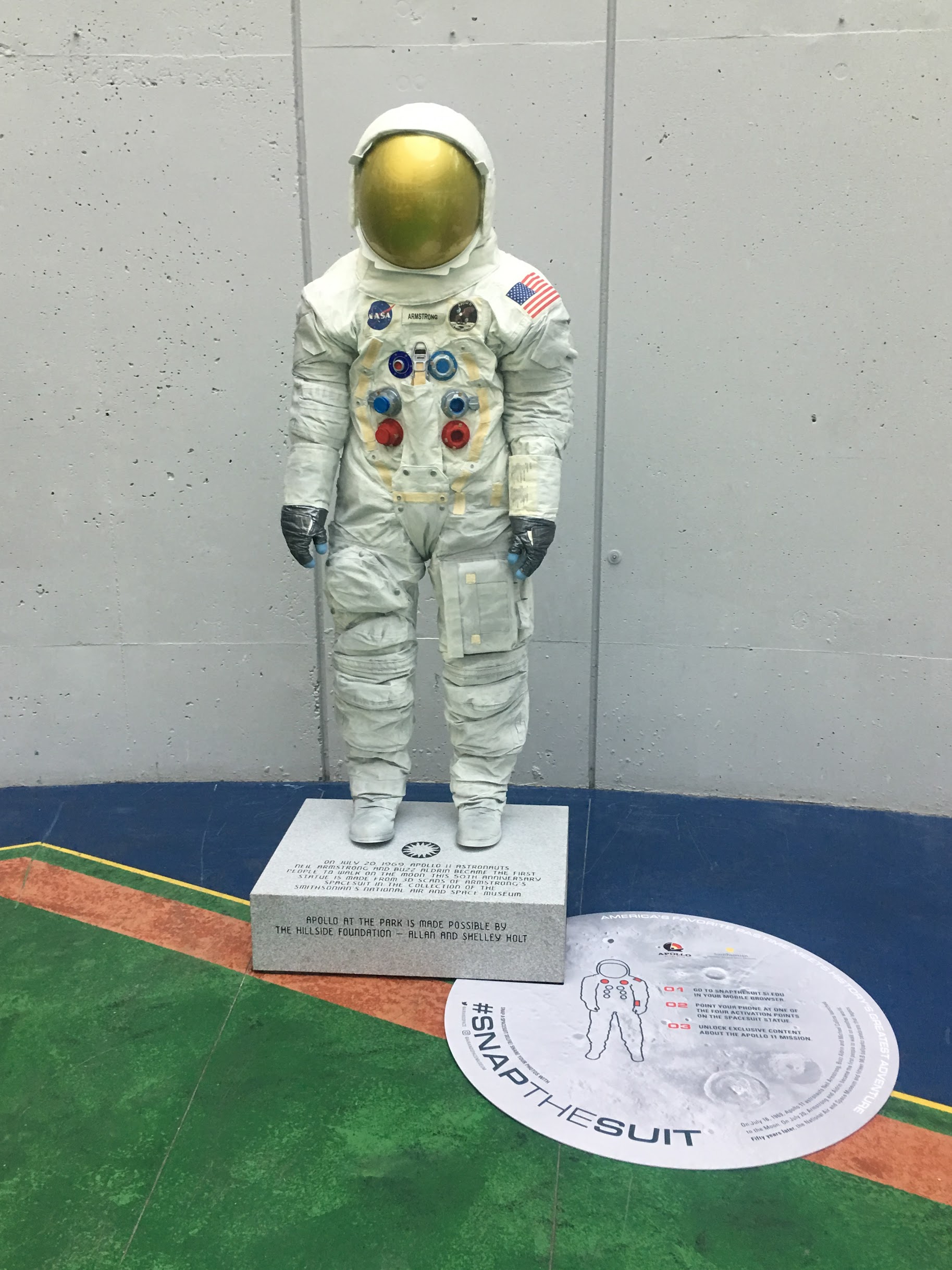 Houston, We've Landed on Solid Granite. New Apollo Suits on Display