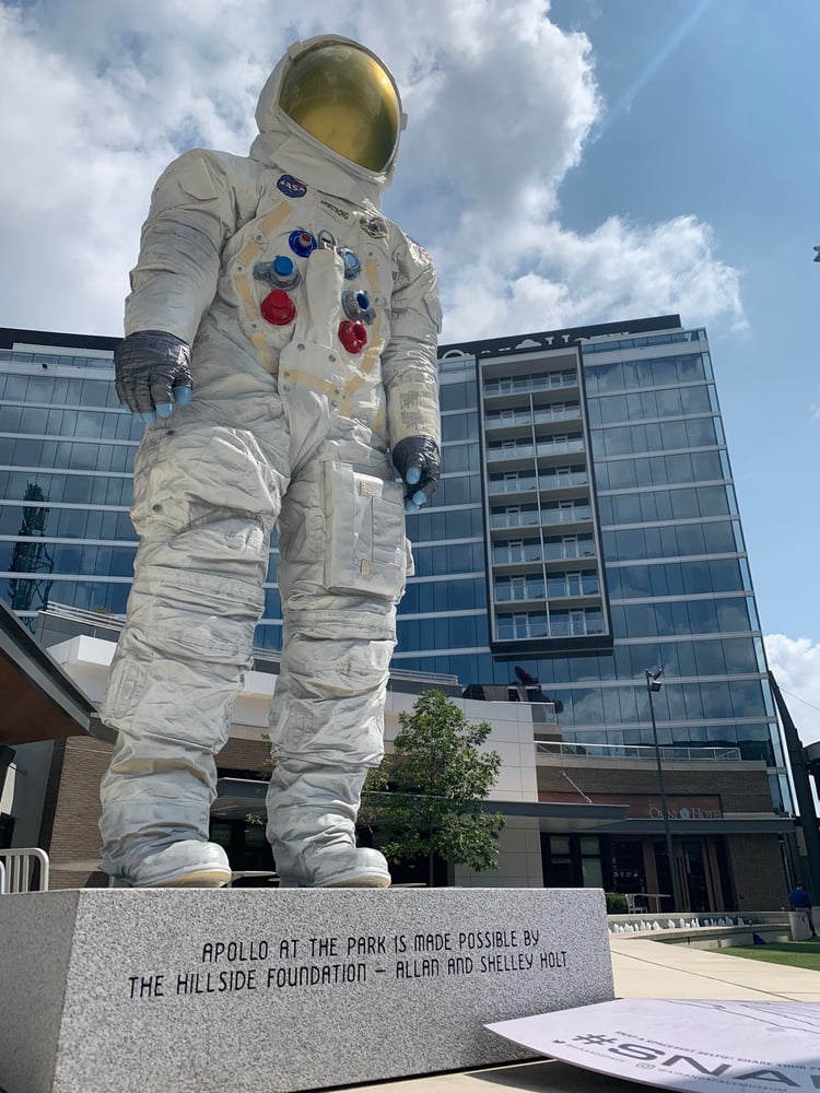 Houston, We've Landed on Solid Granite. New Apollo Suits on Display